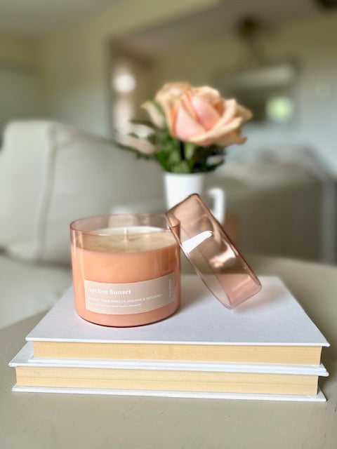 APRICOT SUNSET - 12oz – Cordova Candle Co.
