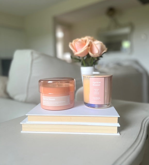 APRICOT SUNSET - 12oz – Cordova Candle Co.